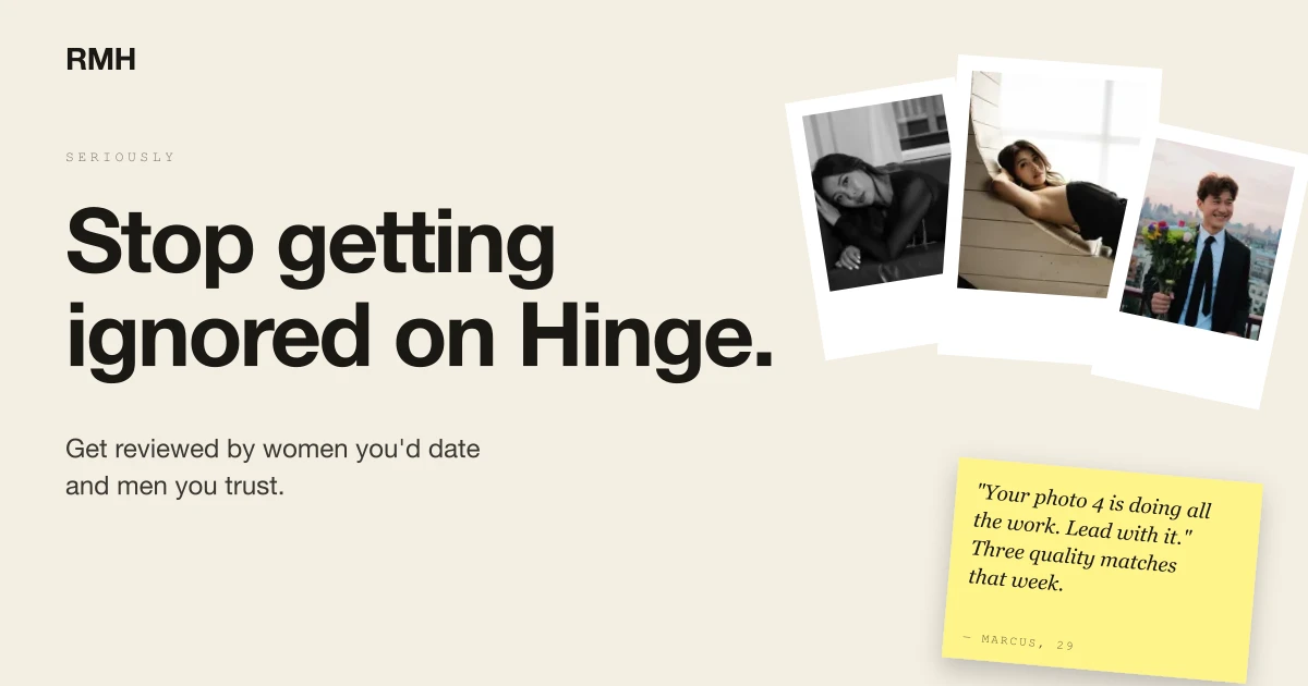 How to Improve Your Hinge Profile in 2026: A Complete Guide | RMH Blog